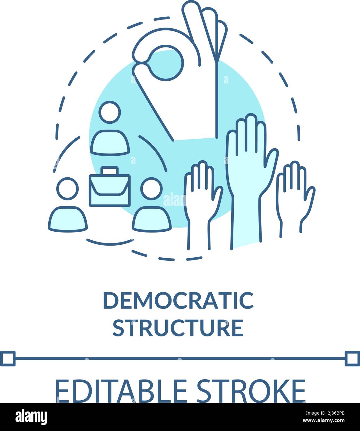 Democratic society was not easy Stock Vector Images - Alamy