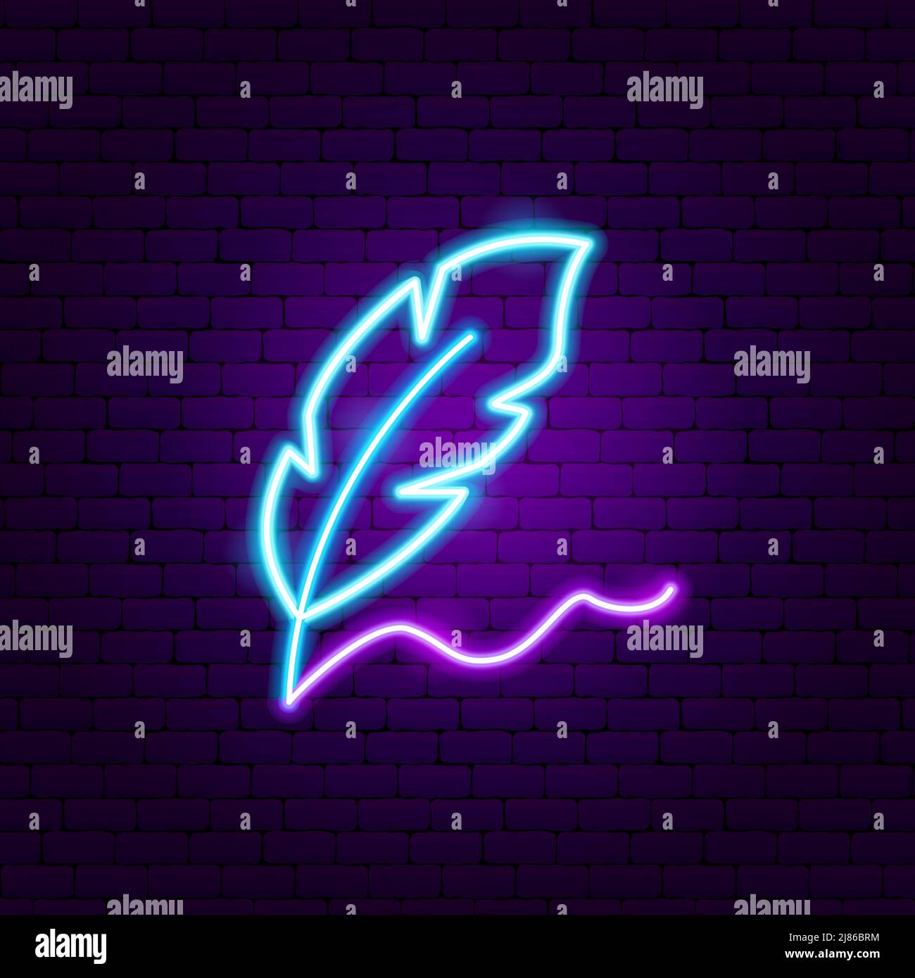 Signature neon sign Stock Vector Images - Alamy