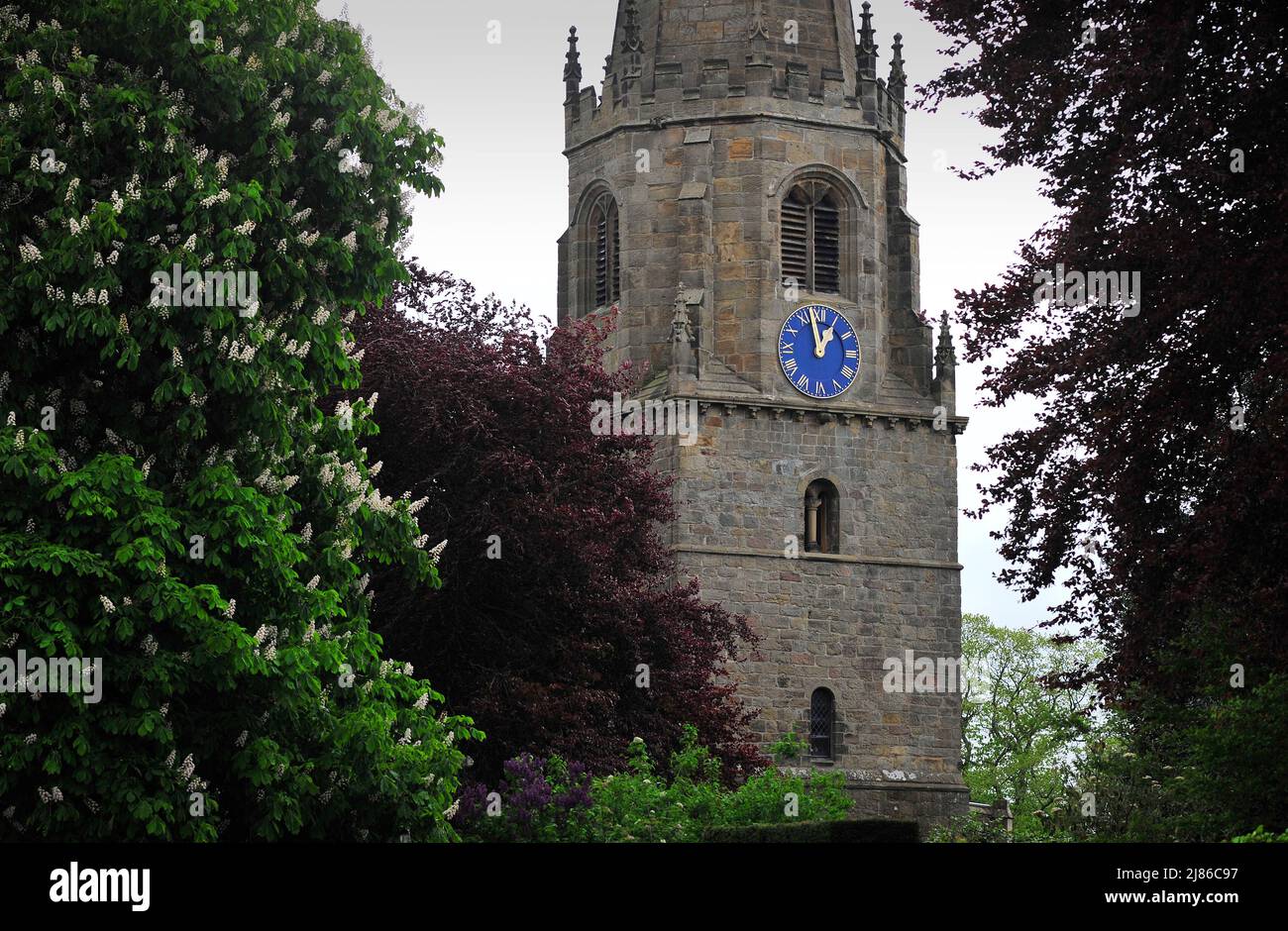 St Marys Church Masham North Yorkshire England UK Stock Photo - Alamy