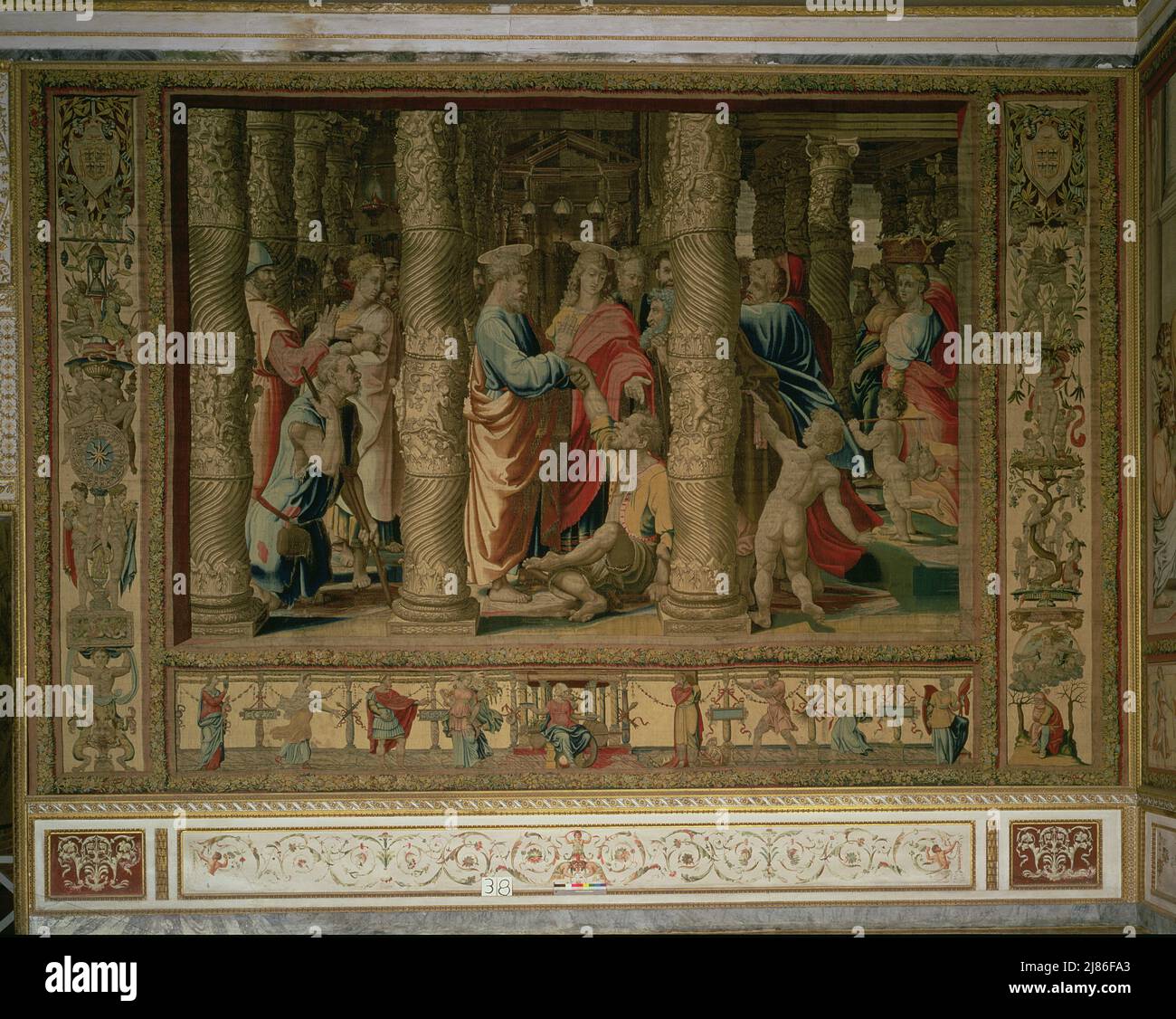 The Death of Lucretia (tempera on panel) by Lippi, Filippino (c.1457-1504); Palazzo Pitti ...