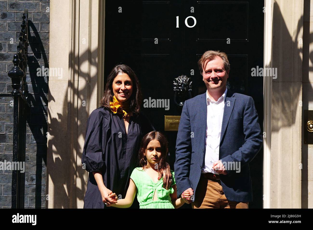 Nazanin Zaghari-Ratcliffe with her husband Richard Ratcliffe and ...
