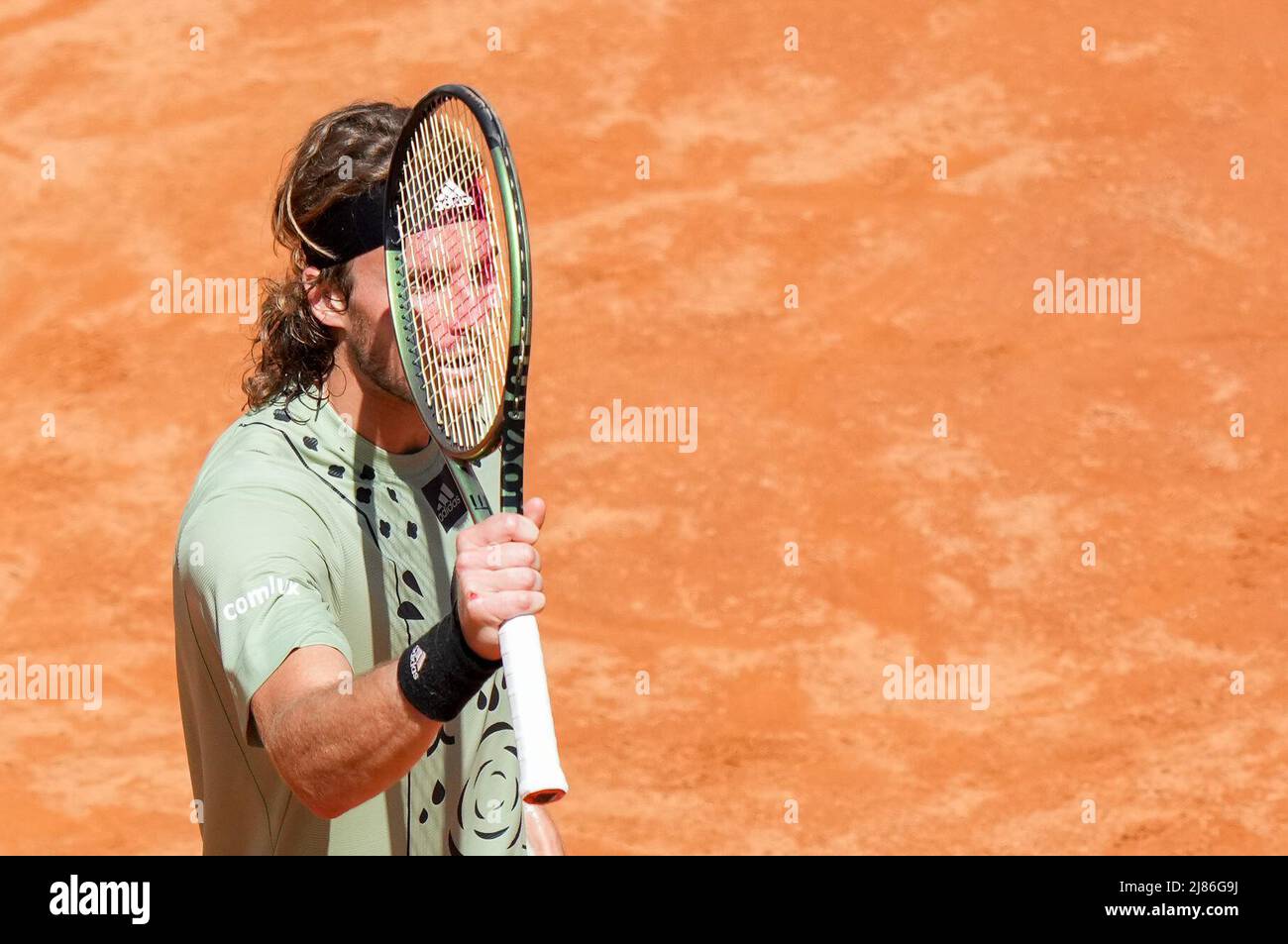 Stefanos Tsitsipas celebrates during the Internazionali BNL D'Italia ... Stefanos Tsitsipas celebrates during the Internazionali BNL D'Italia ...