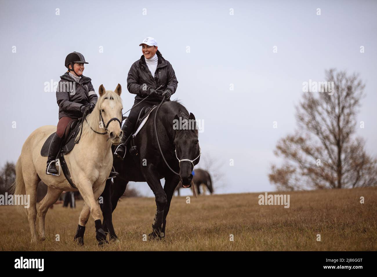 St. Hubertus ride in fall - hunt of fox Czech republic Stock Photo - Alamy