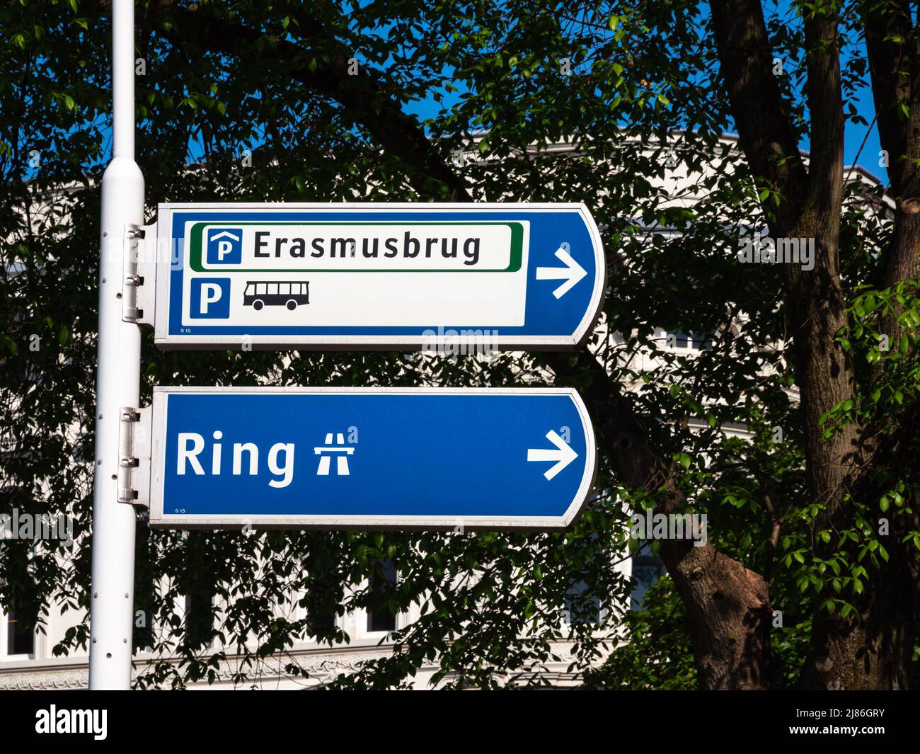 Rotterdam, Netherlands - April 28, 2022: Traffic signs in Rotterdam ...
