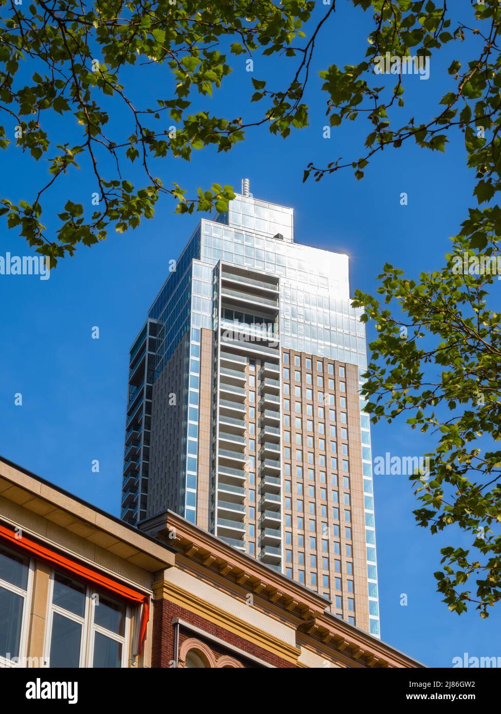 Modern skyscraper and buildings in Rotterdam, Netherlands Stock Photo ...