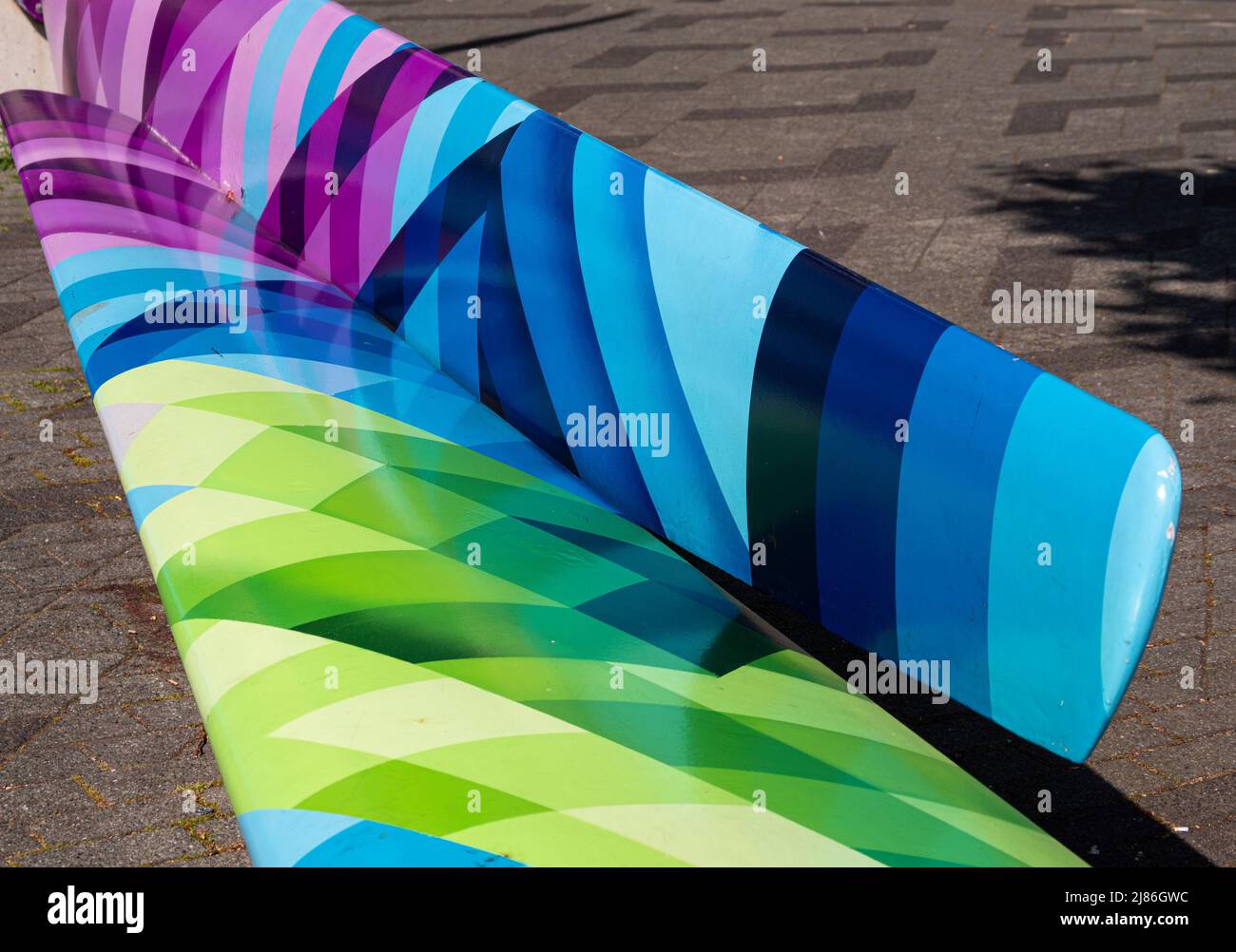 Rotterdam, Netherlands - April 28, 2022: Stylistically designed modern ...