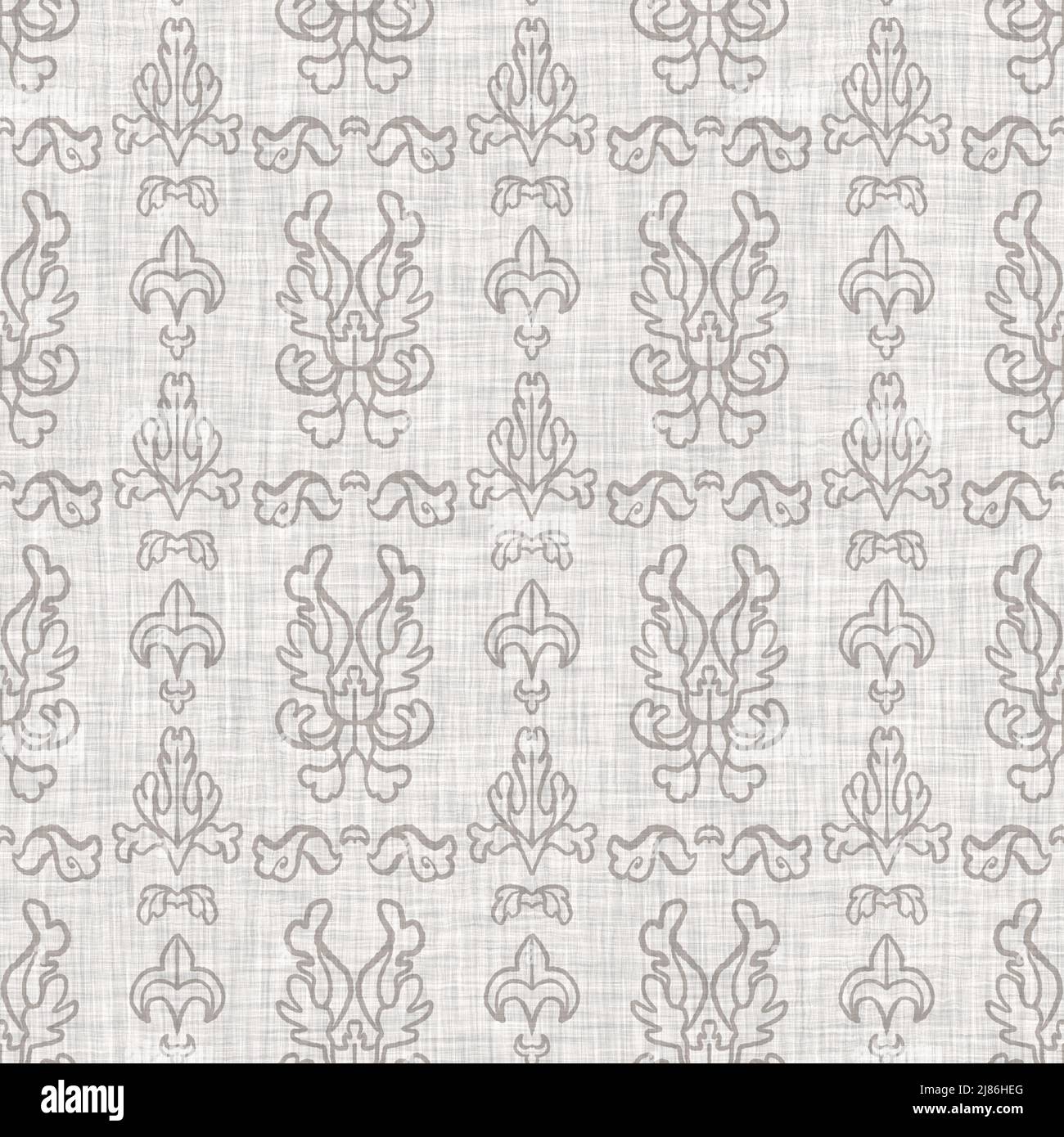 French fleur de lis royal lily seamless pattern. Farmhouse cottage ...