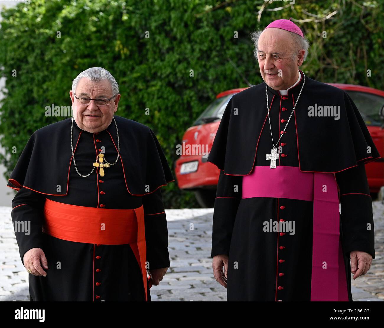 Prague, Czech Republic. 13th May, 2022. Cardinal and Prague Archbishop ...