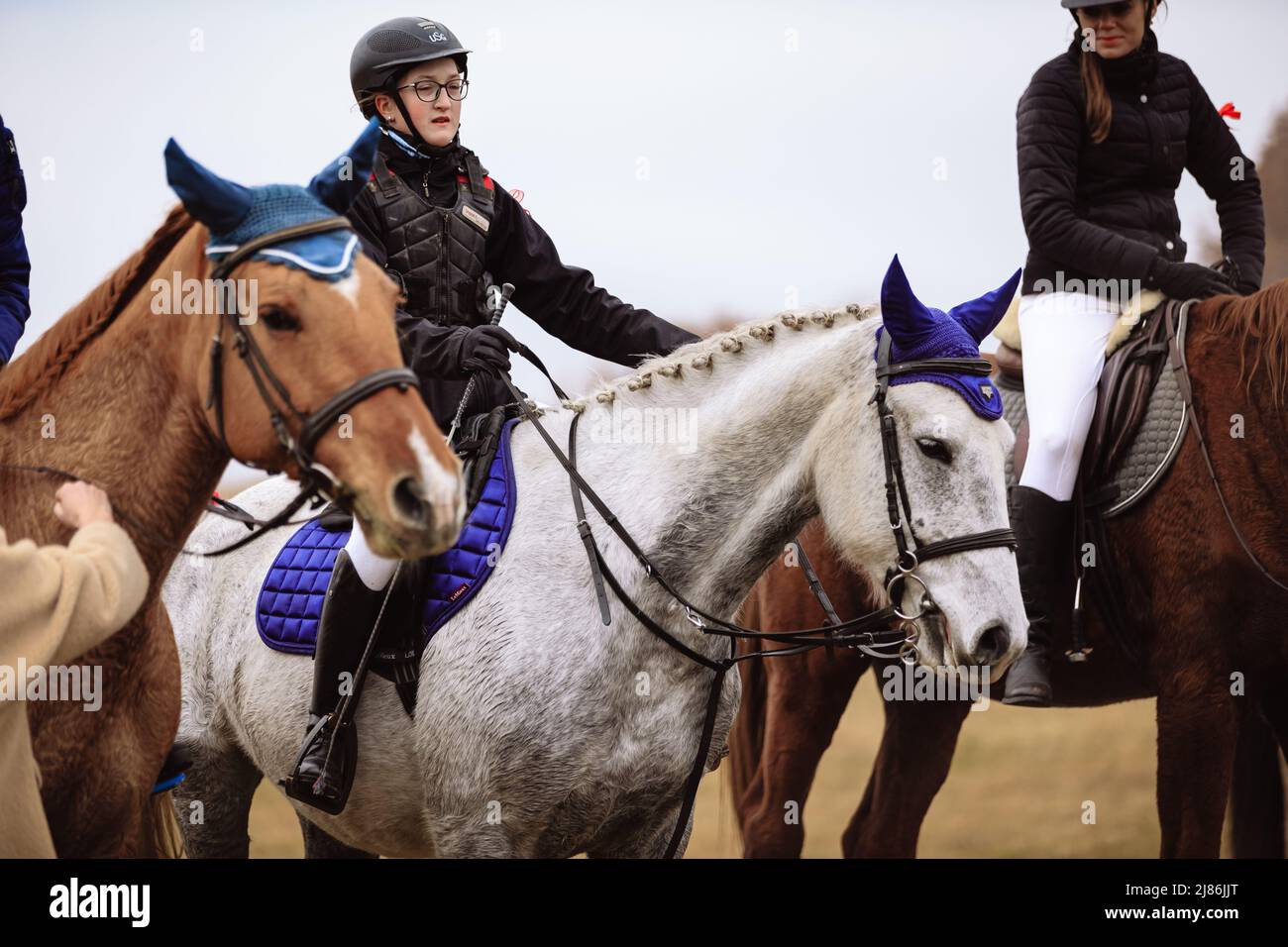 St. Hubertus ride in fall - hunt of fox Czech republic Stock Photo - Alamy