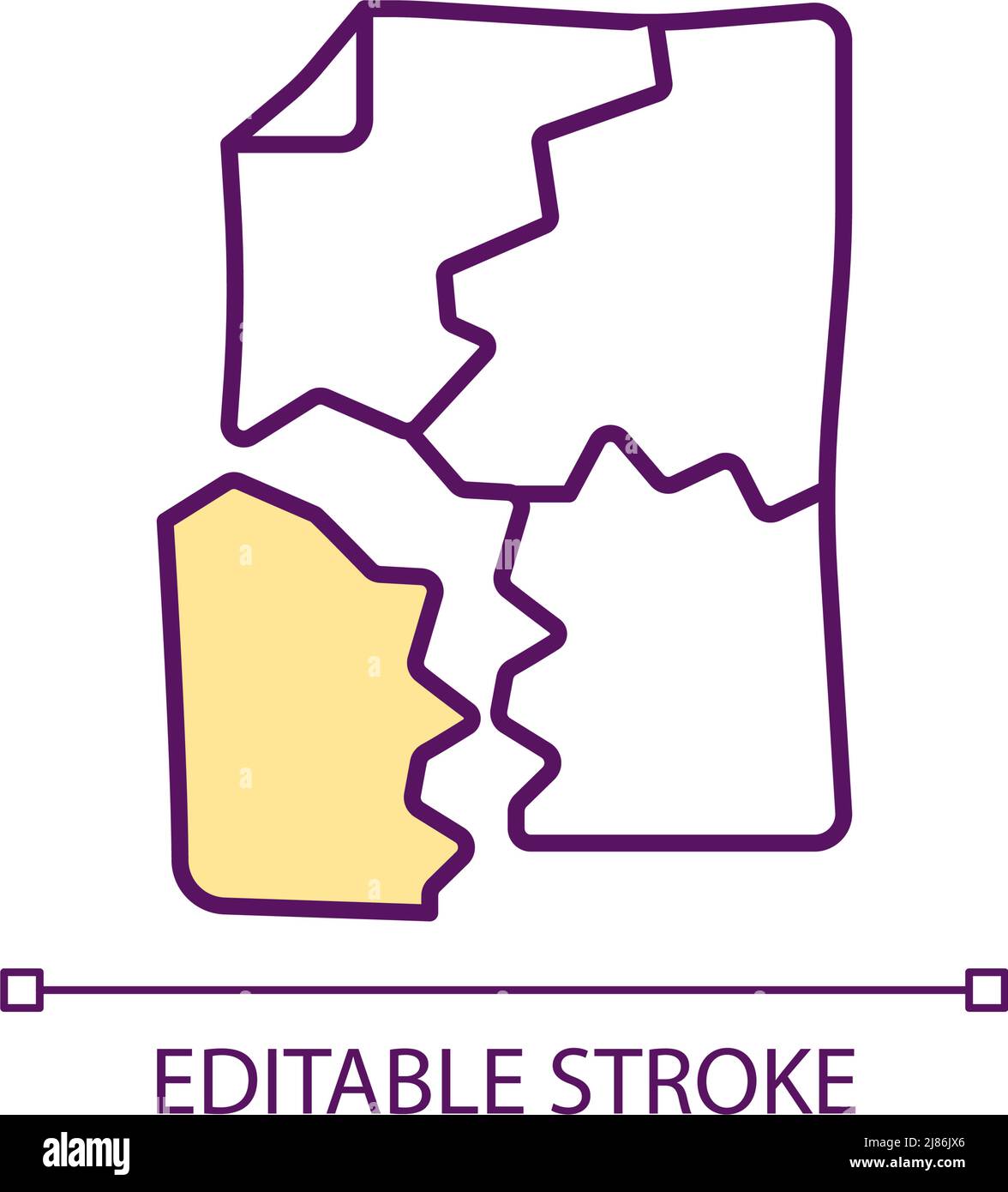 Teared paper pieces Cut Out Stock Images & Pictures - Alamy