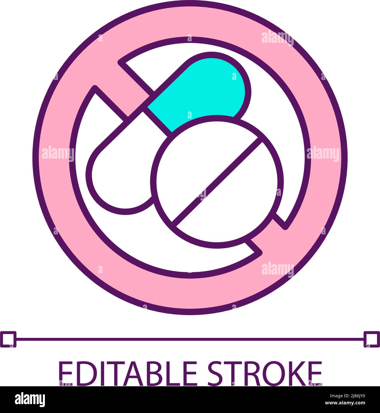 Non pharmaceutical treatment RGB color icon Stock Vector Image & Art ...