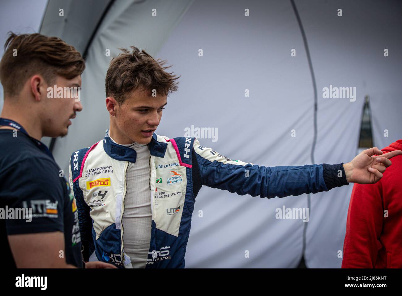 Magny-Cours, France. 13th May, 2022. SARRAZIN Pablo (fra), Formule 4 ...