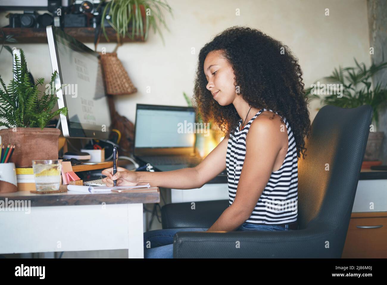 That's another task off the list - Stock photo Stock Photo - Alamy