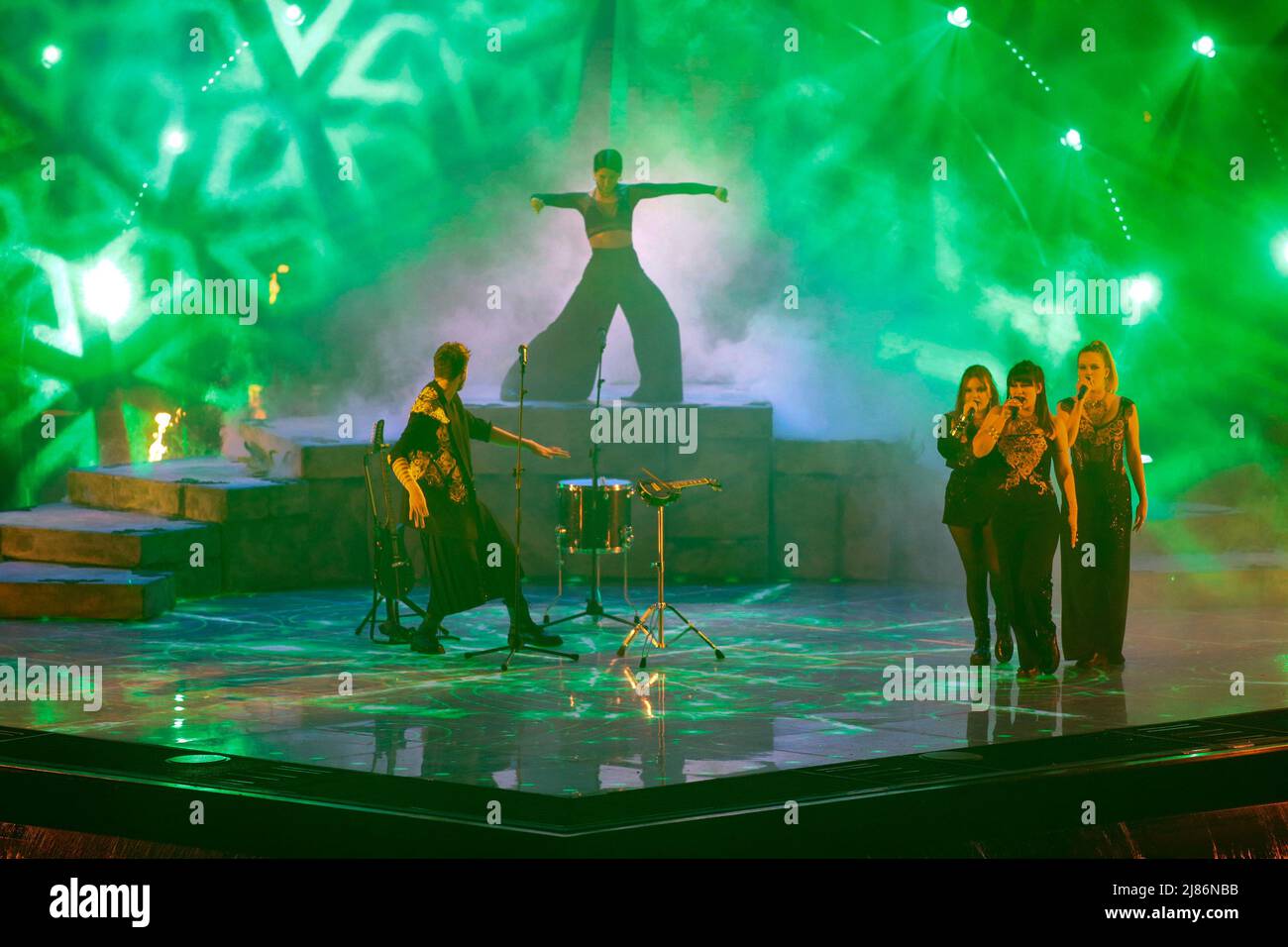 Alvan & Ahez (Fulenn) France during the Eurvision Song Contest 2022 ...