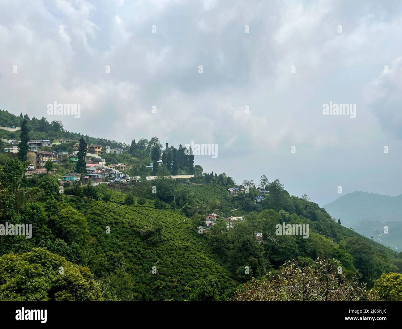Darjeeling Himalaya Hill station in West Bengal India landscape Stock ...