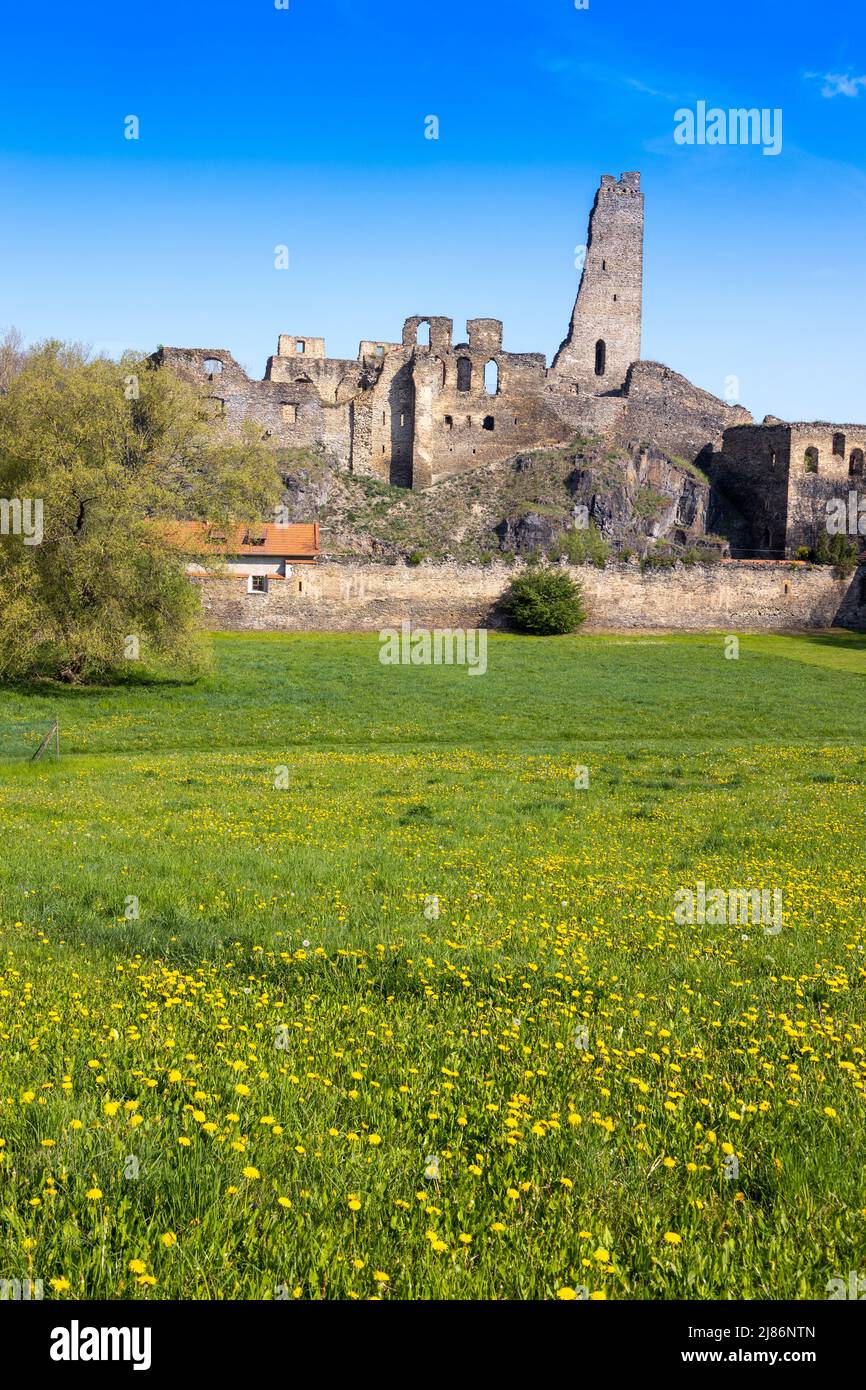 Okor castle ruins hi-res stock photography and images - Alamy