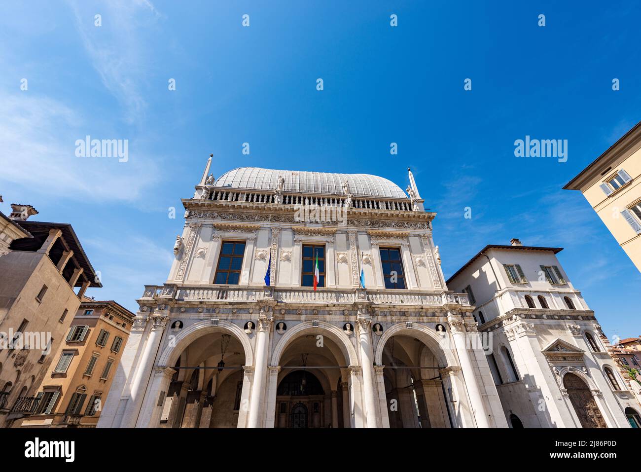Palazzo della loggia palace ancient historic architecture arch hi-res ...