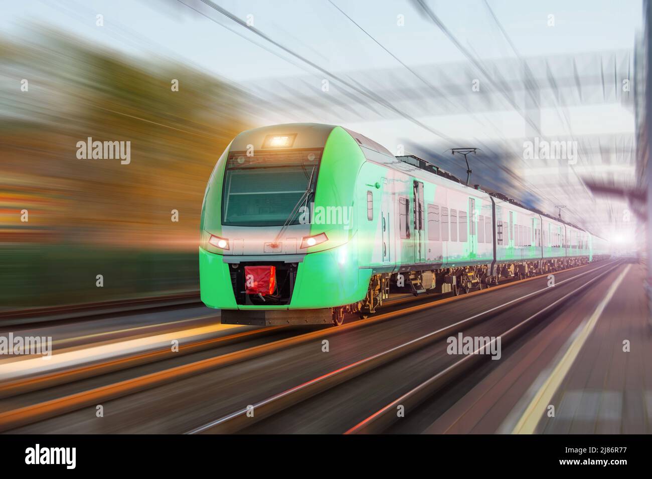 High speed electric train hi-res stock photography and images - Alamy