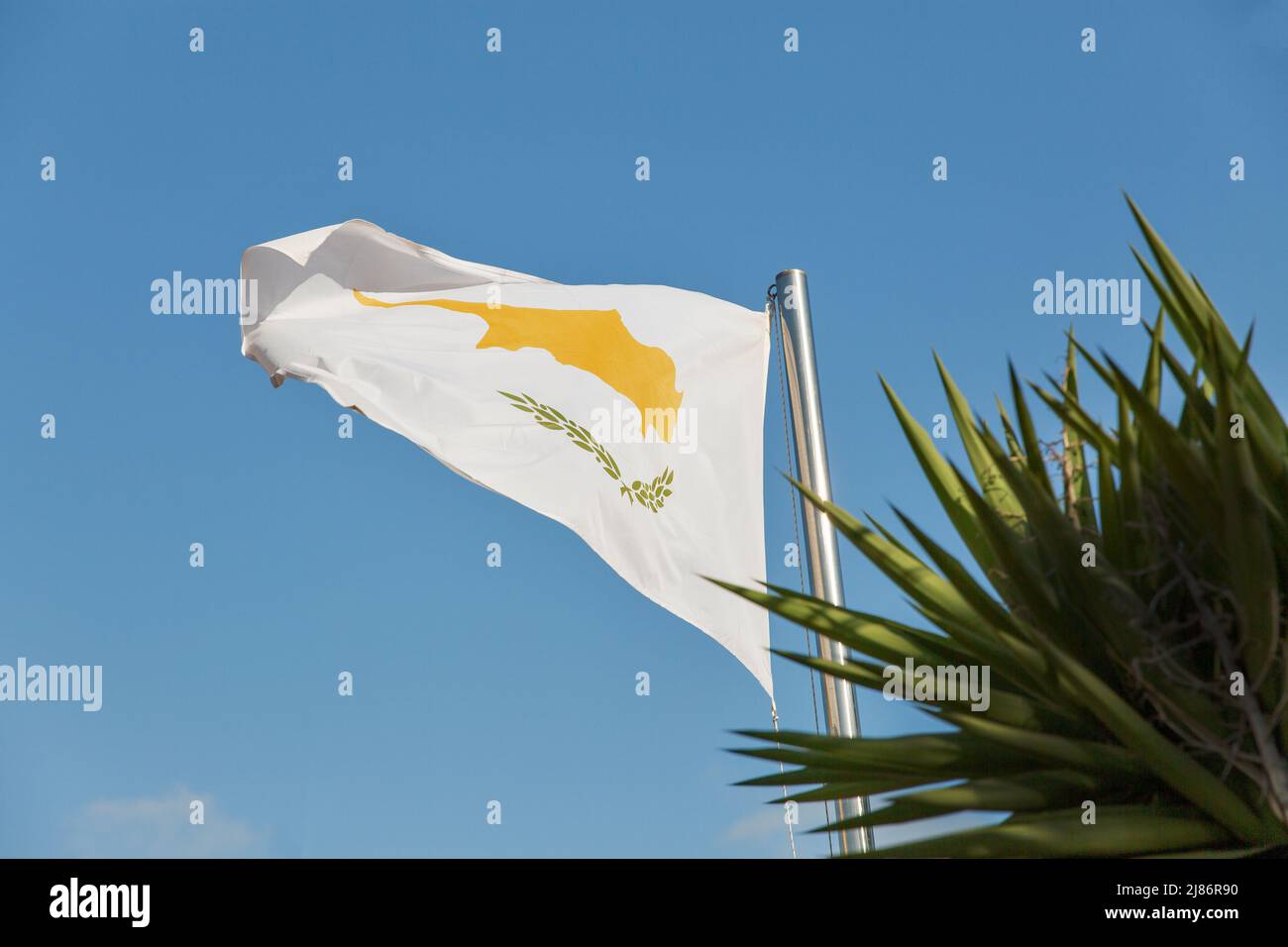 Cyprus republic cypriot island flag hi-res stock photography and images ...