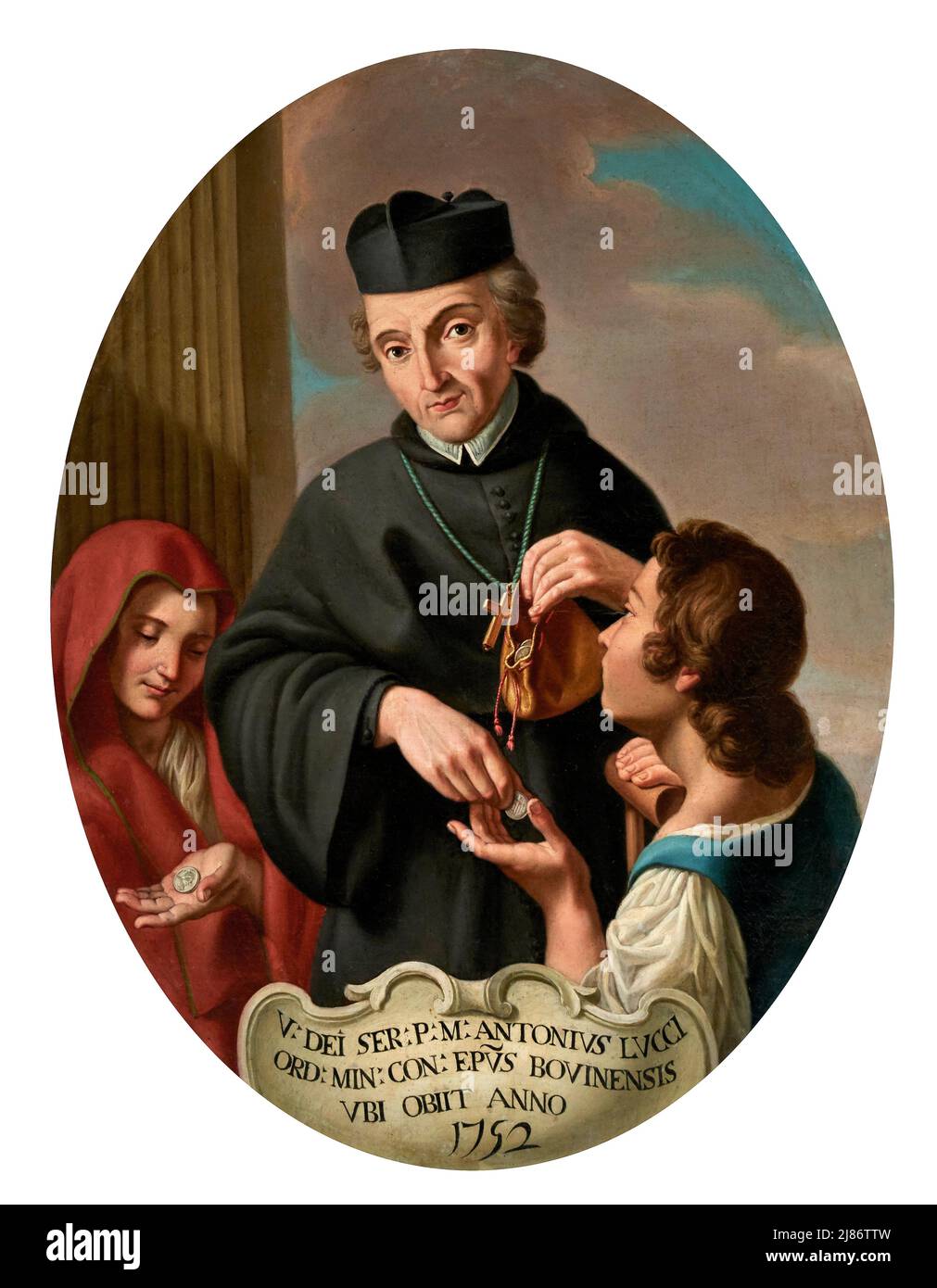 Beato Antonio Lucci - olio su tela - pittore umbro - 1752 - Gubbio (Pg ...