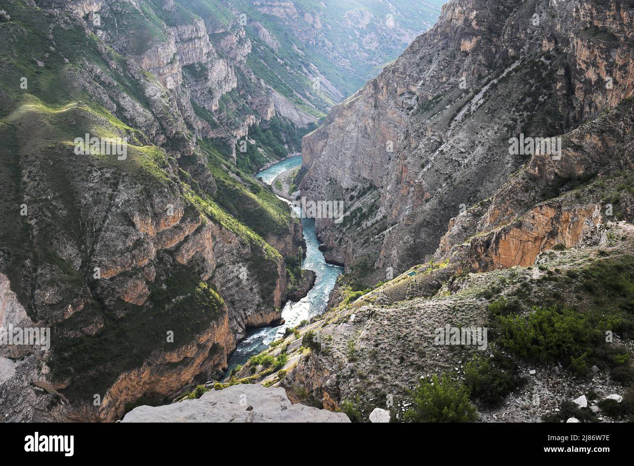North-eastern Caucasus. The Republic of Dagestan. A fragment of the ...