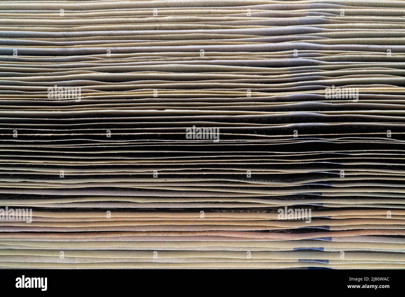 closeup of dollar banknotes on edge for design purpose Stock Photo - Alamy