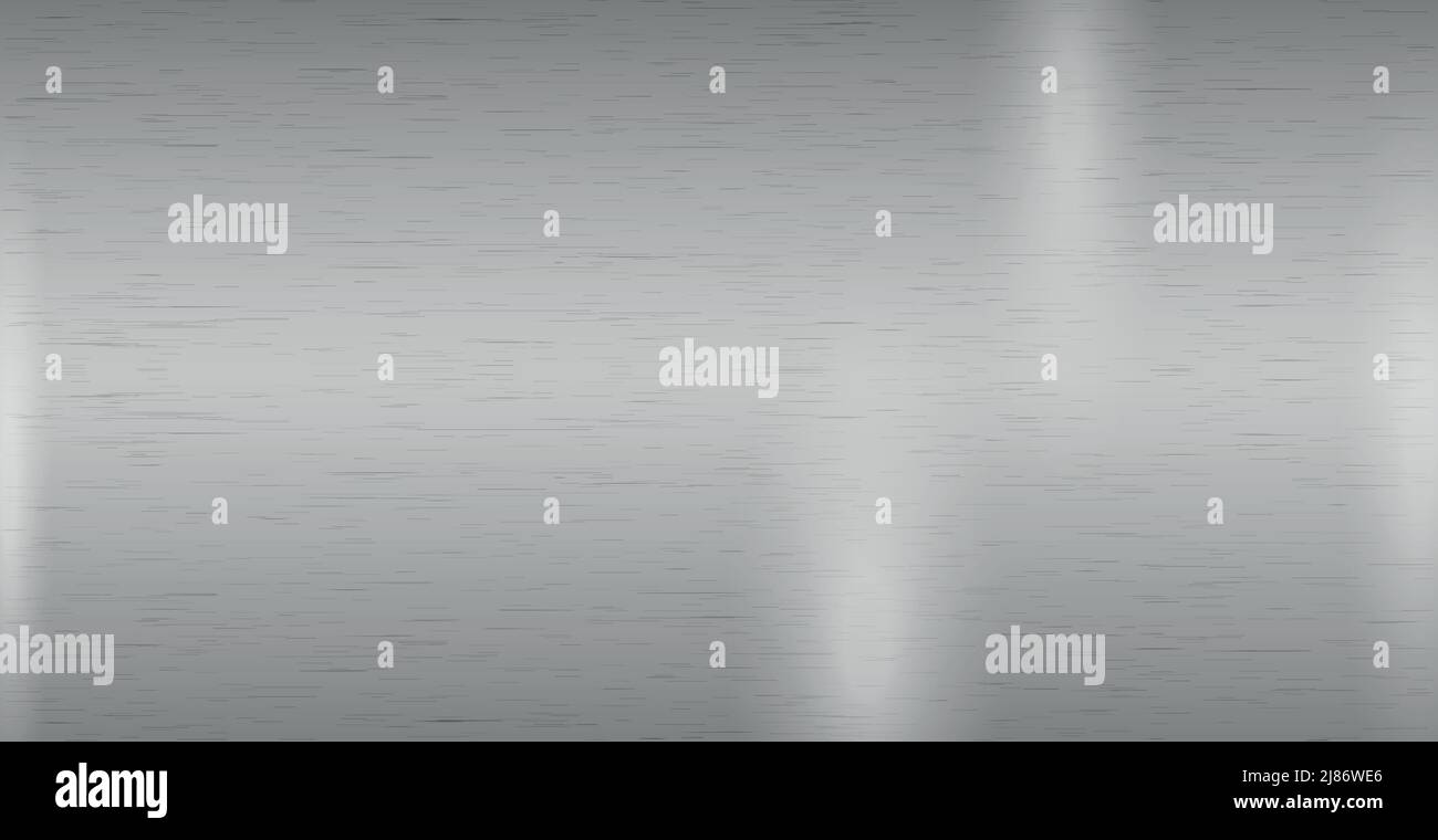 Panoramic steel background metal texture with highlights - Vector ...