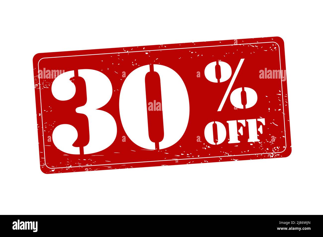 30 percent off discount - shopping deal rubber stamp. Vector stamp ...