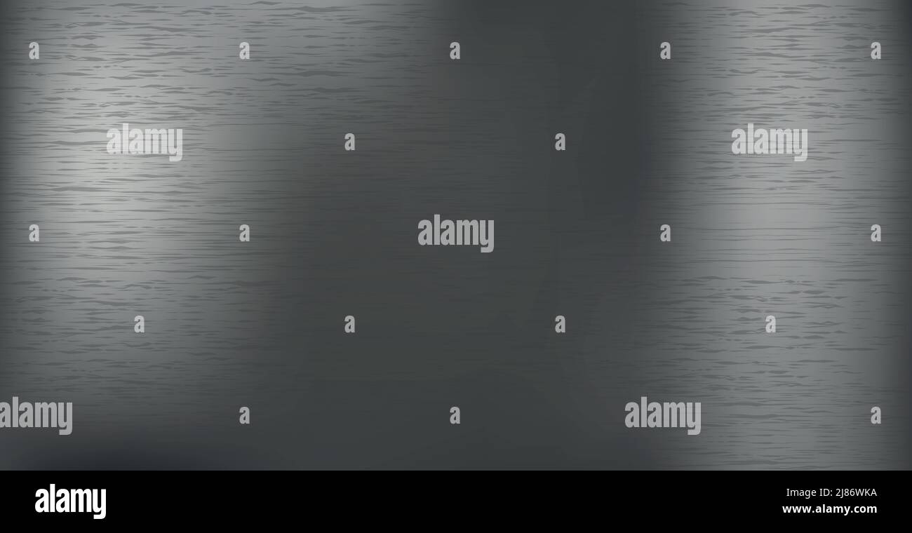 Panoramic steel background metal texture with highlights - Vector ...