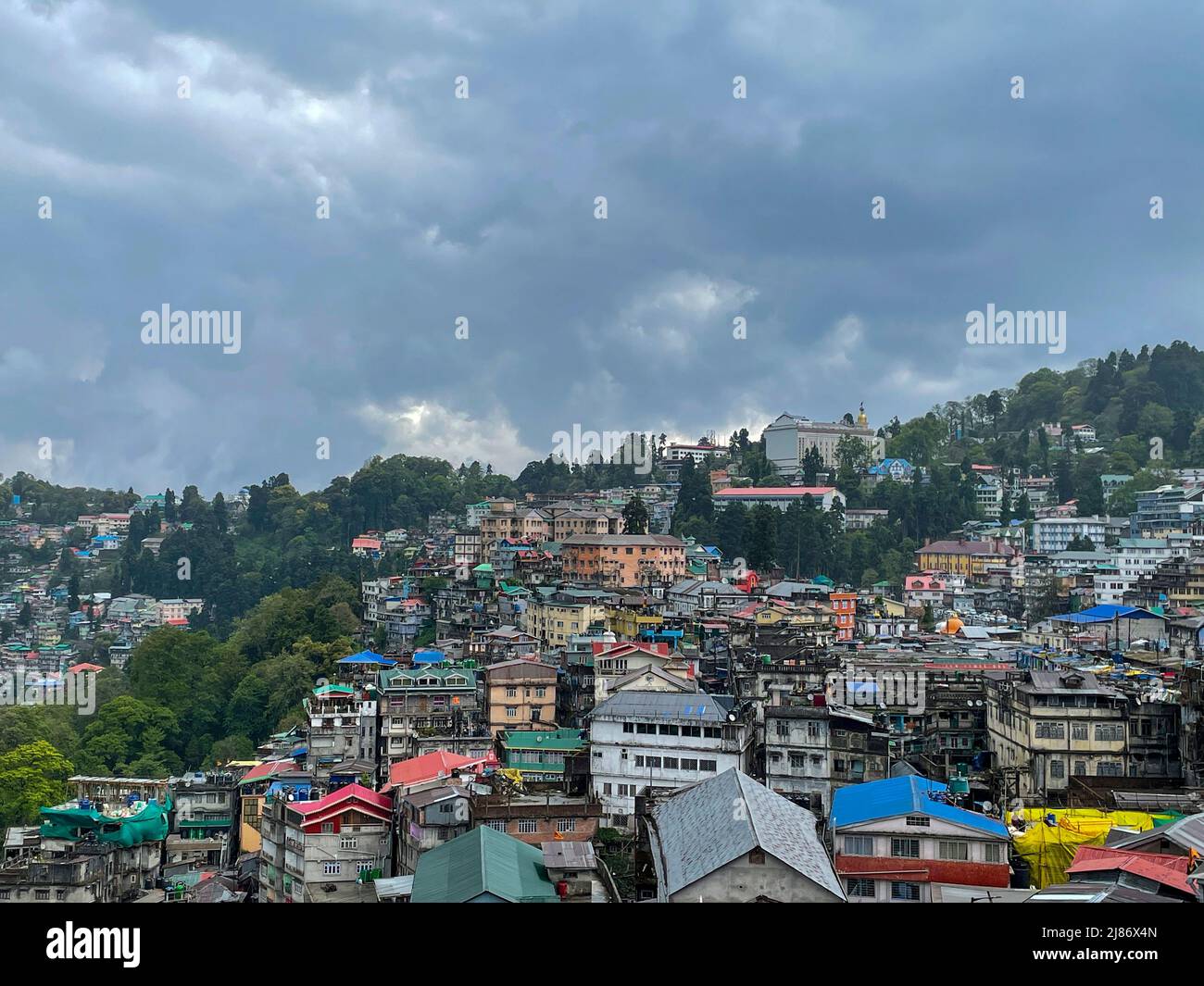 Darjeeling Himalaya Hill station in West Bengal India landscape Stock ...