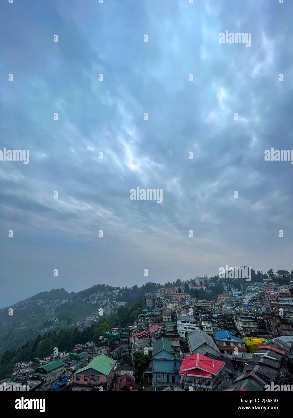 Darjeeling Himalaya Hill station in West Bengal India landscape Stock ...