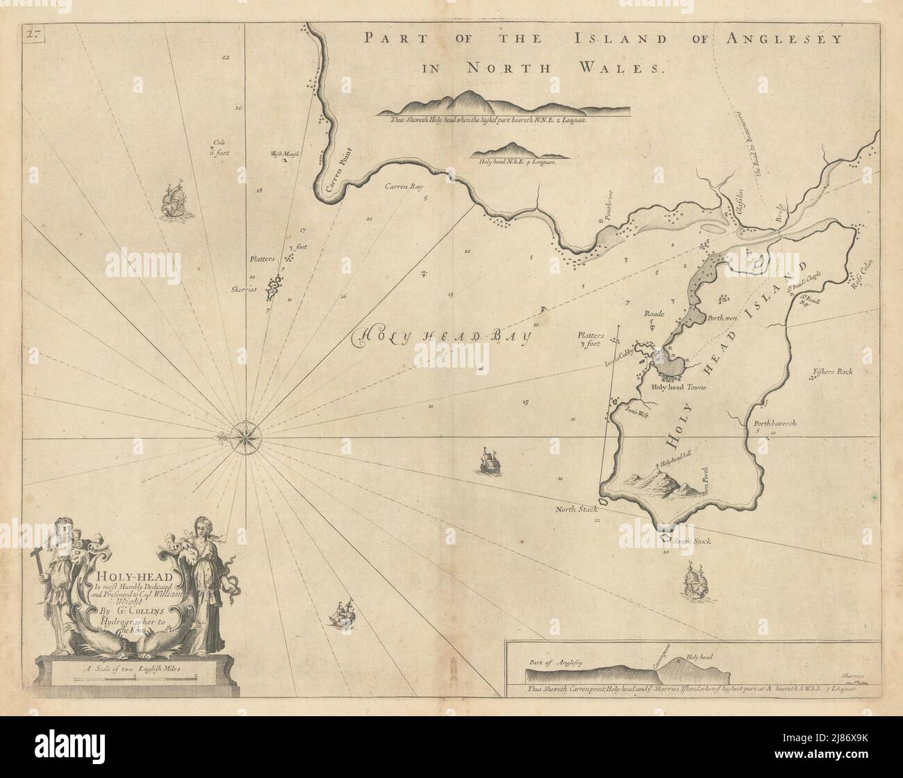 Map of holyhead hi-res stock photography and images - Alamy