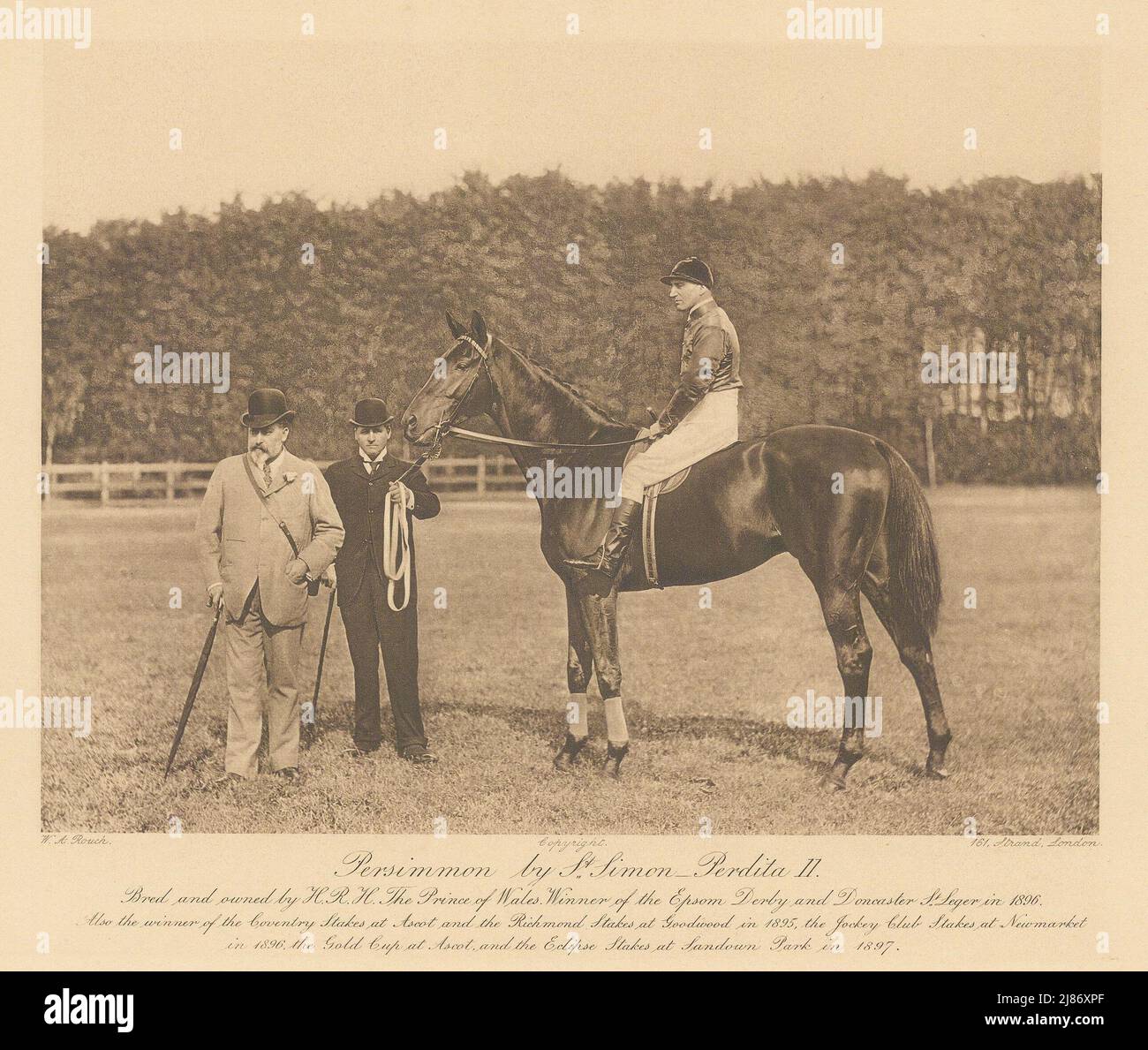 King Edward VII. Persimmon. Richard Marsh, trainer. John Watts, jockey ...