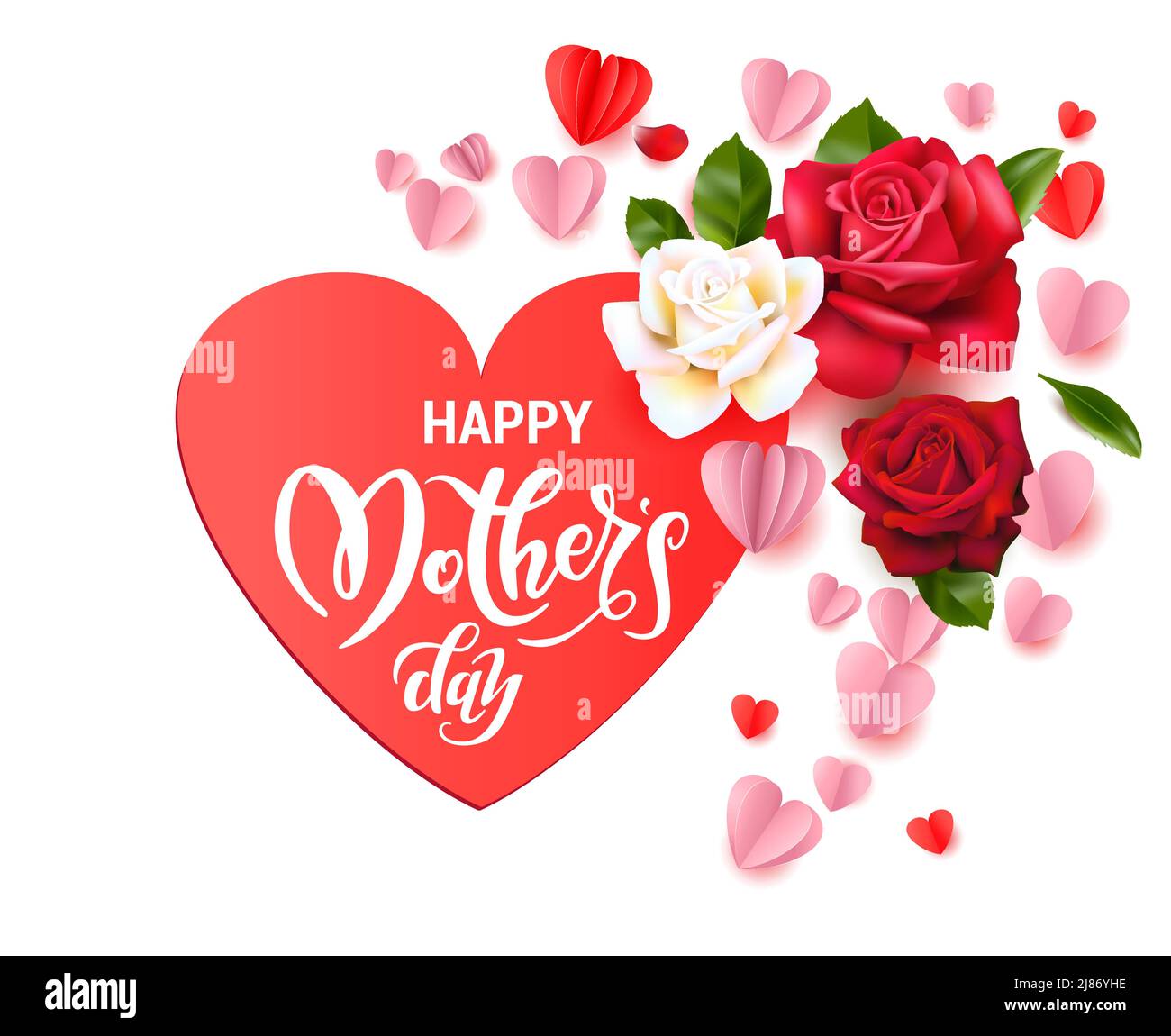 I love you roses Stock Vector Images - Alamy