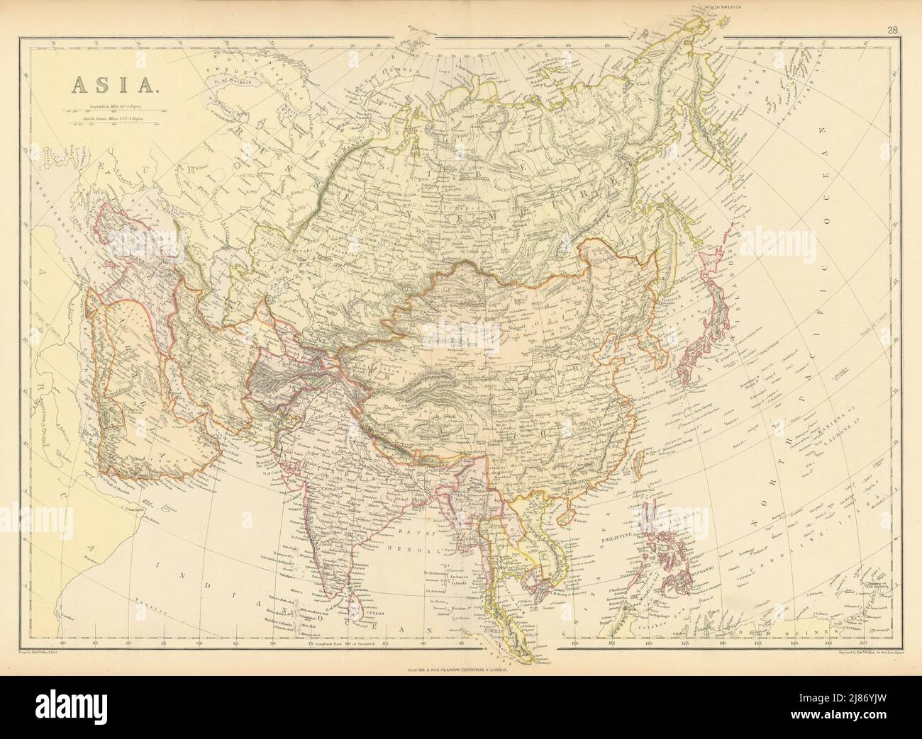 ASIA."Hindostan" Pegu Niphon Persia Anam Siam "Abou Thubbi" (Abu Dhabi ...