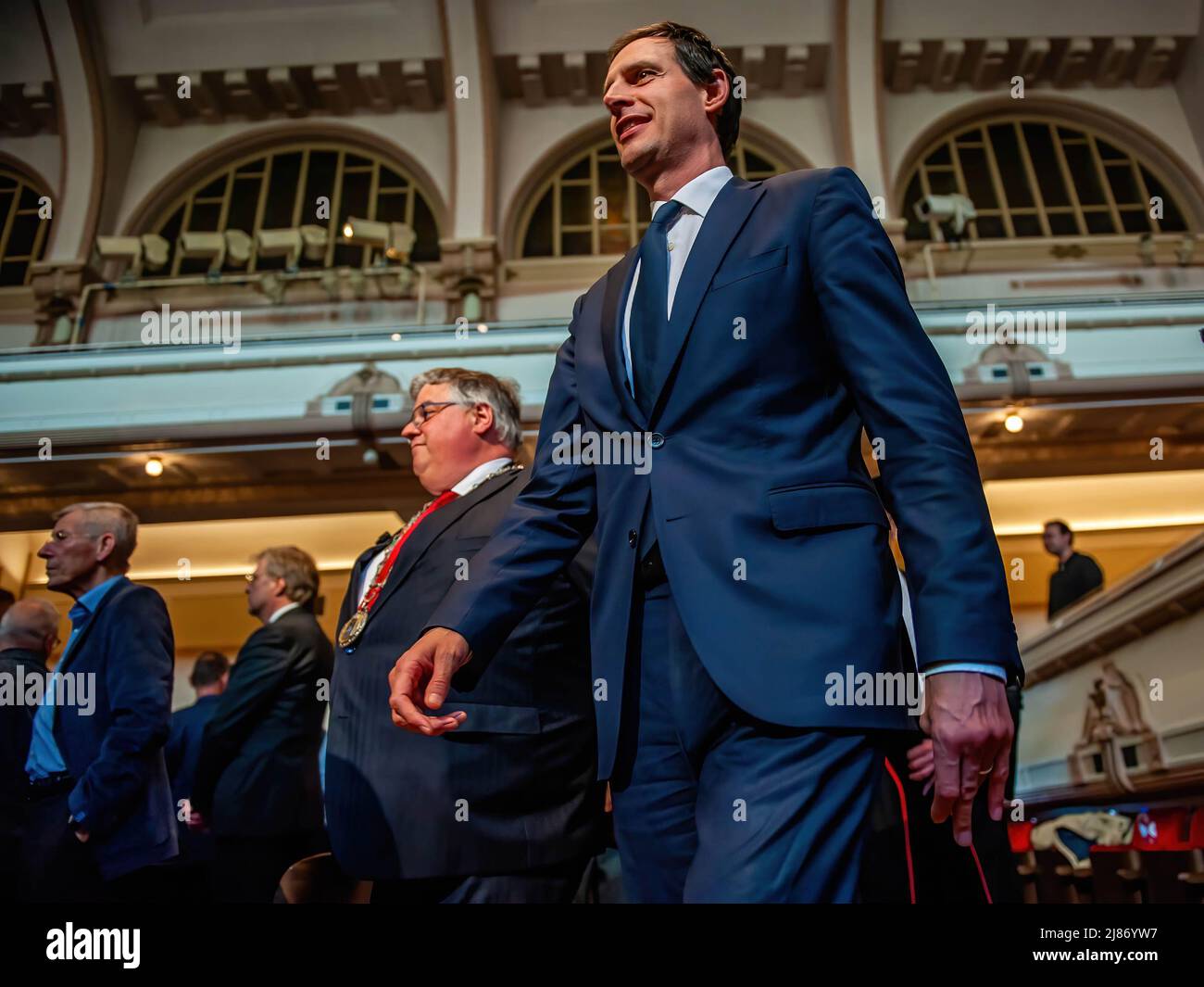 Minister of Foreign Affairs, Wopke Hoekstra (right) and Mayor of ...