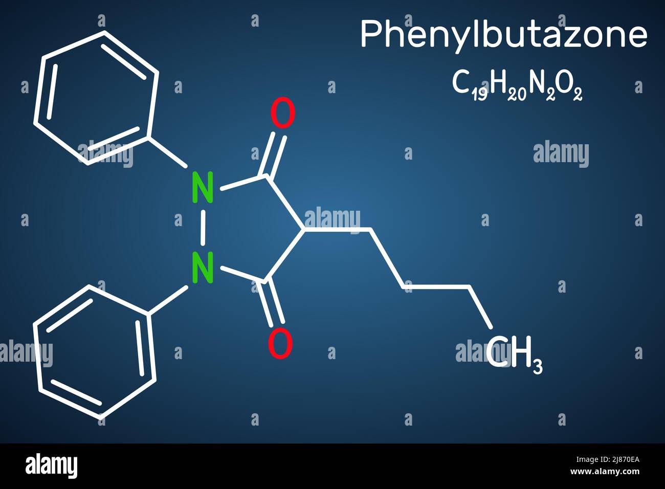 Phenylbutazone Structure