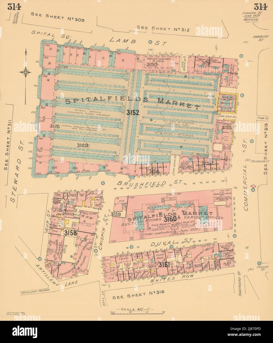 Map of artillery lane london hi-res stock photography and images - Alamy
