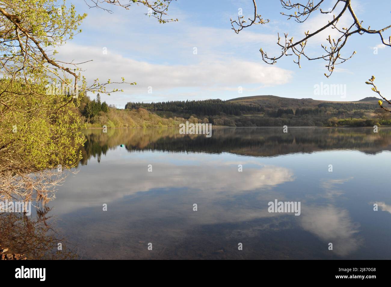 Burrator reservoir, Dartmoor National Park, Devon, England. UK Stock ...