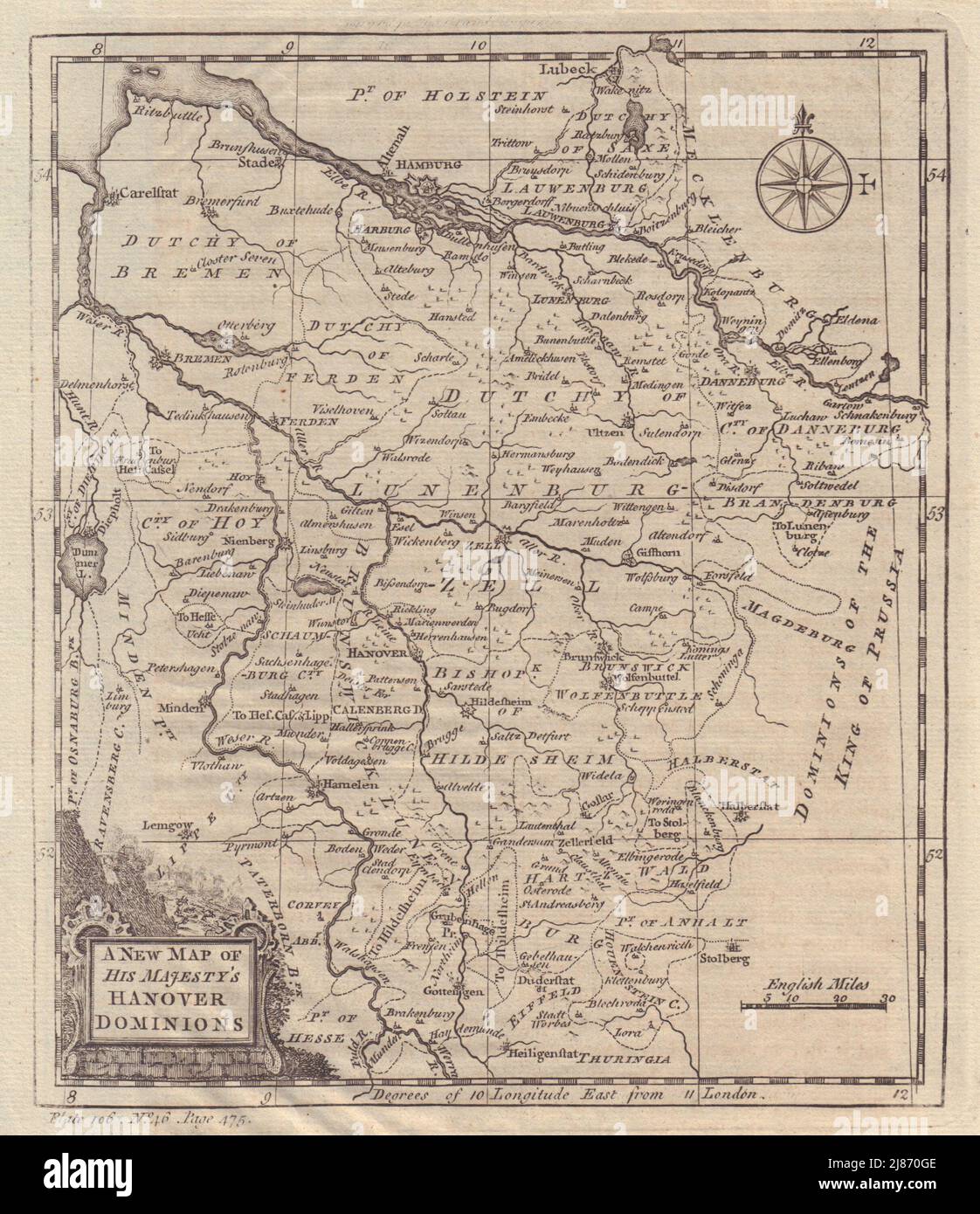 Lower saxony map hi-res stock photography and images - Alamy