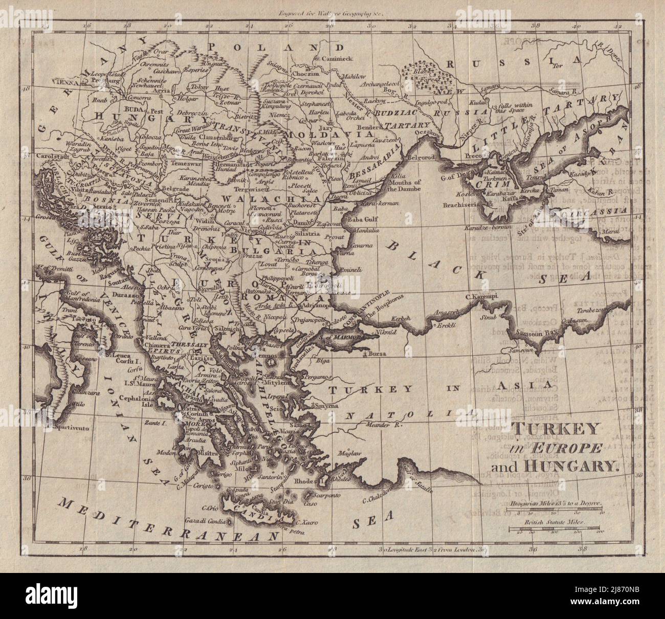 Balkans turkey in europe map hi-res stock photography and images - Alamy