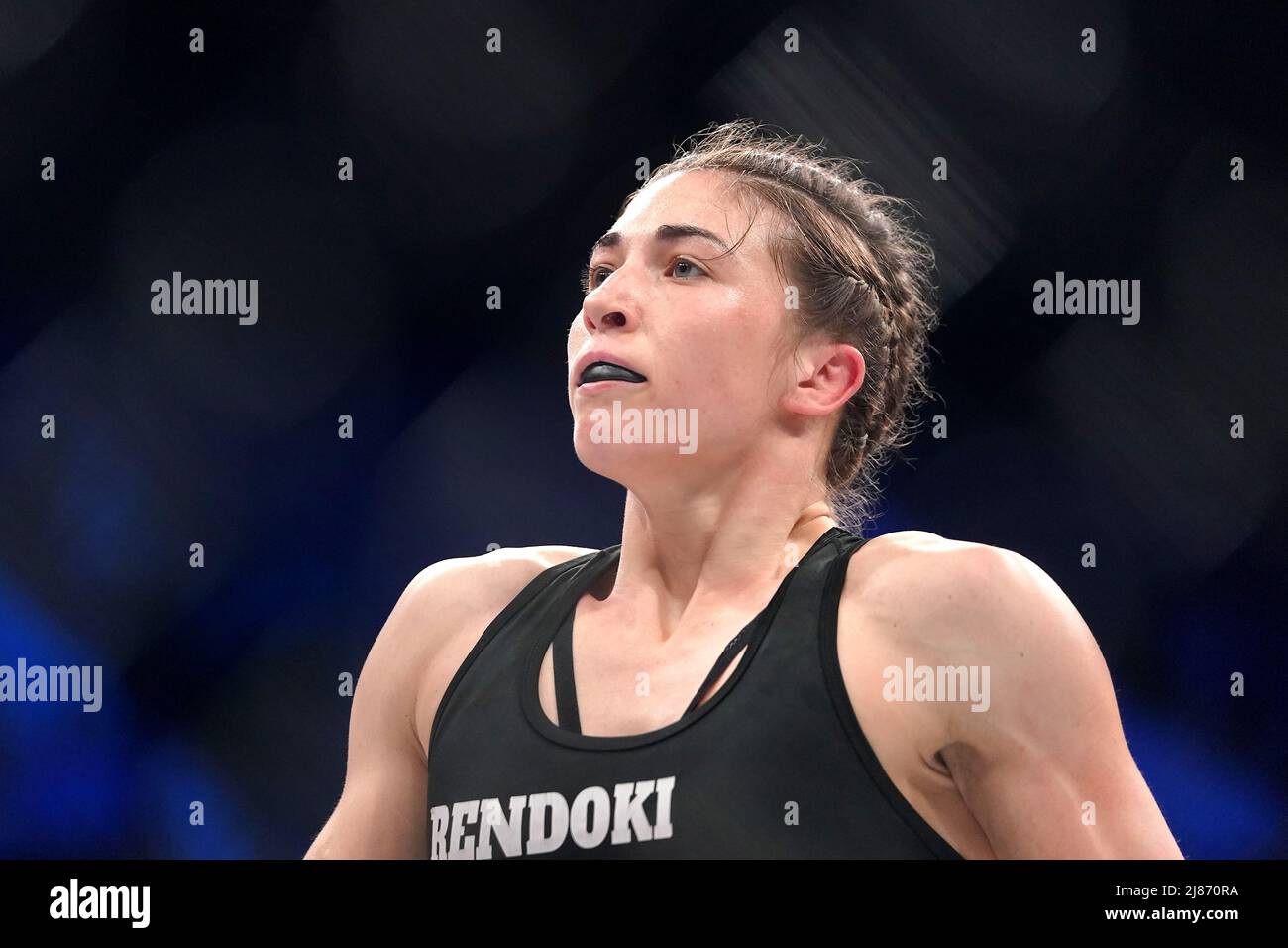 Chiara Penco during their strawweights fight against Lanchana Green ...