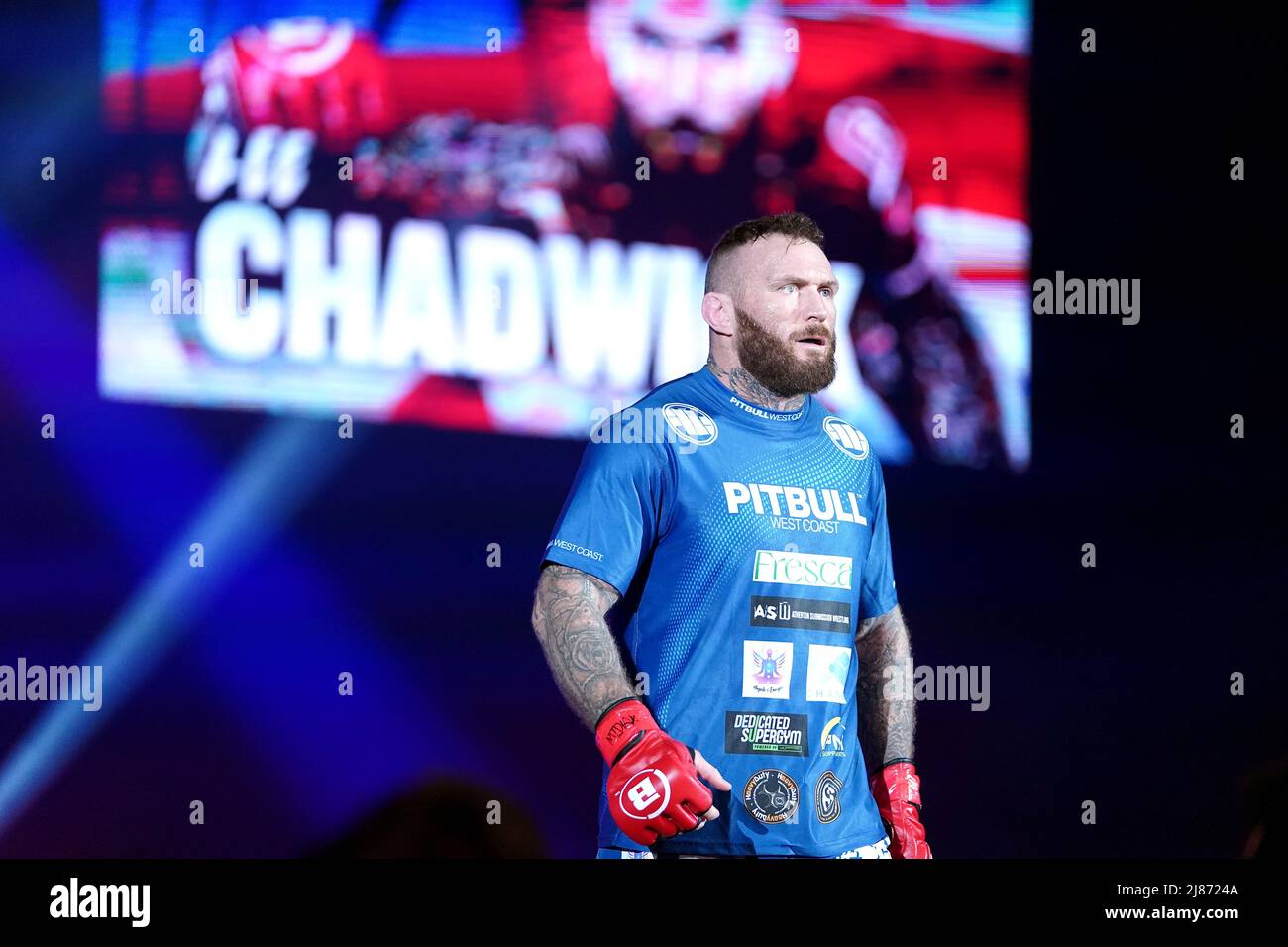 Lee Chadwick ahead of their Middleweights fight against Alan Carlos ...