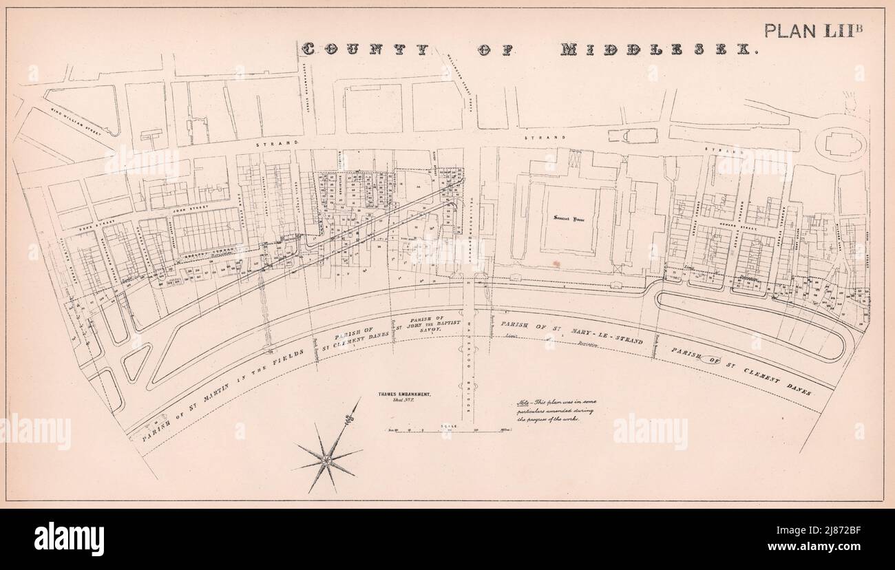 Victoria embankment london map hi-res stock photography and images - Alamy