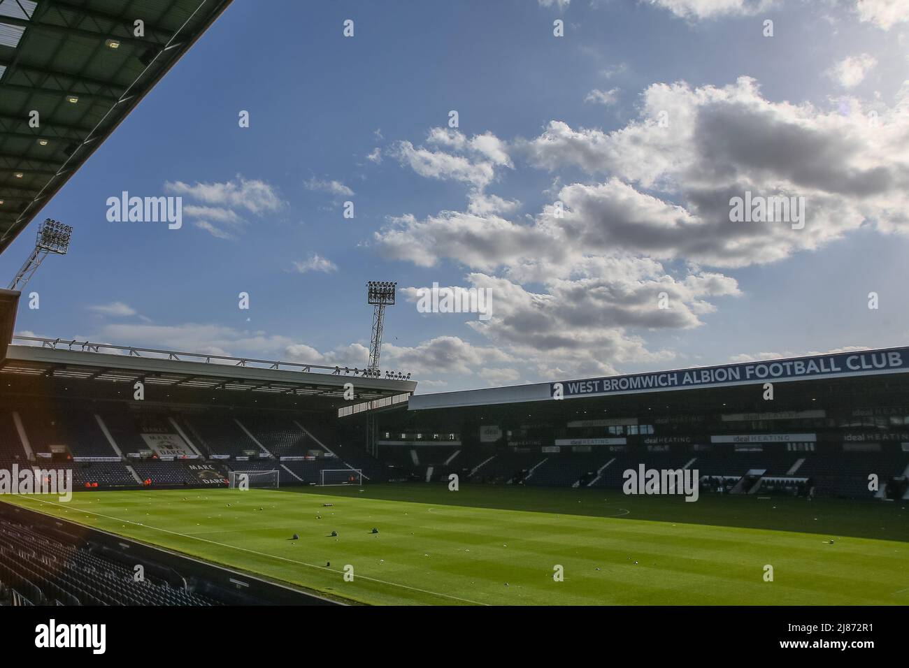 General view inside of The Hawthorns, home of West Bromwich Albion ...