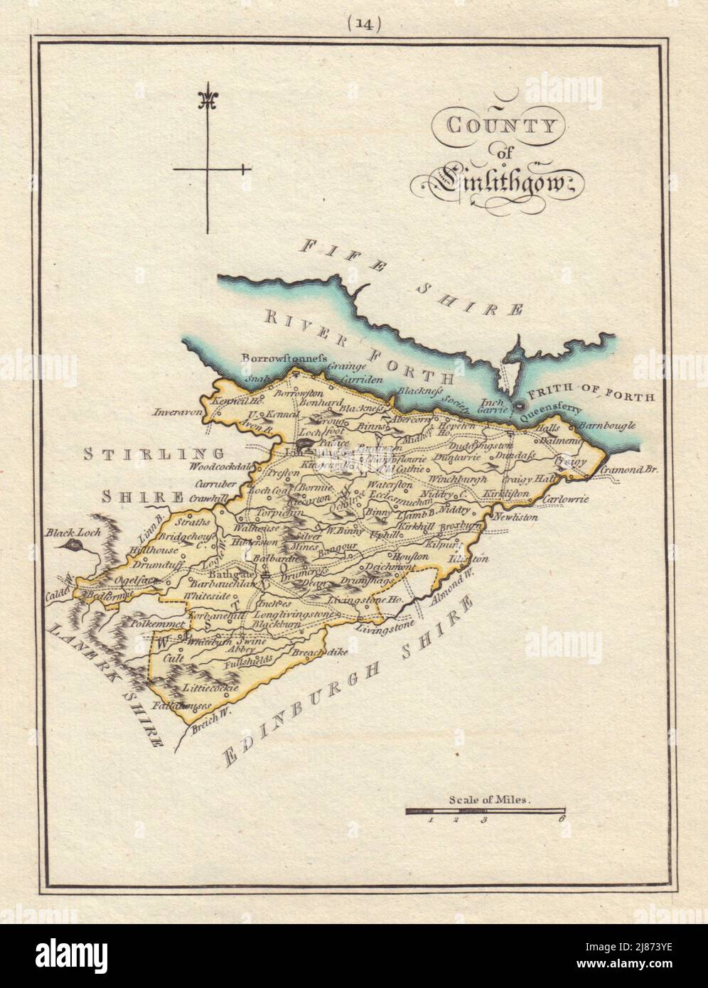 County of Linlithgow. Linlithgowshire / West Lothian. SAYER / ARMSTRONG ...