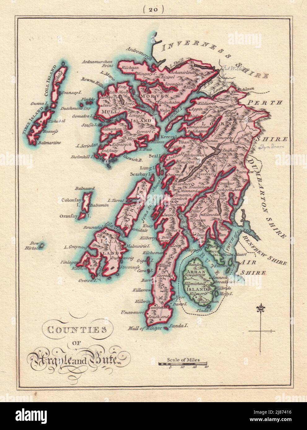 Argyle map hi-res stock photography and images - Alamy