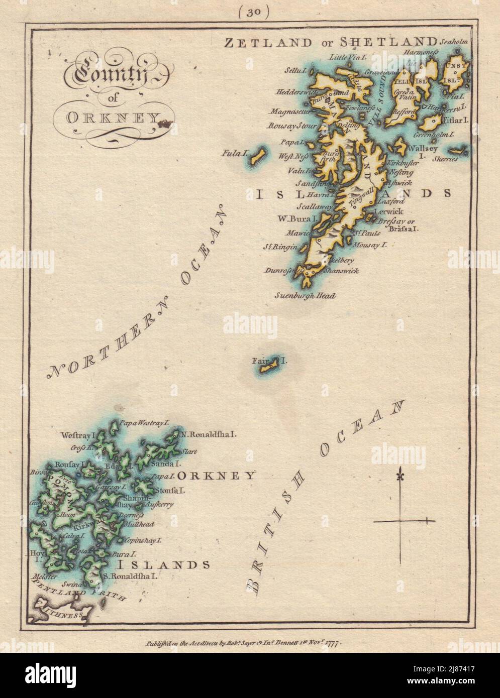 Map of orkney hi-res stock photography and images - Alamy