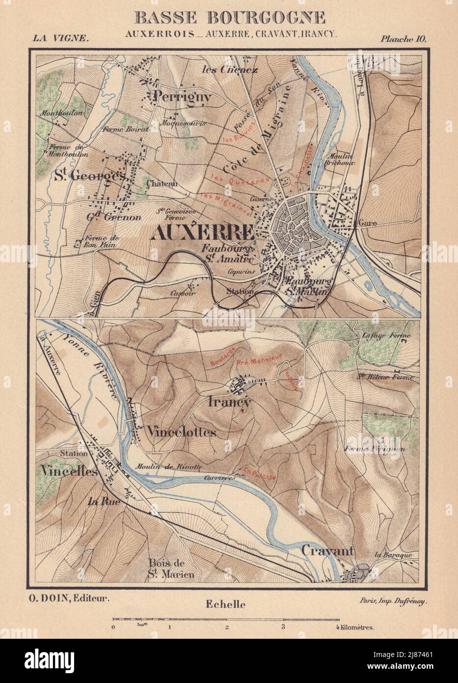 Bourgogne map hi-res stock photography and images - Alamy