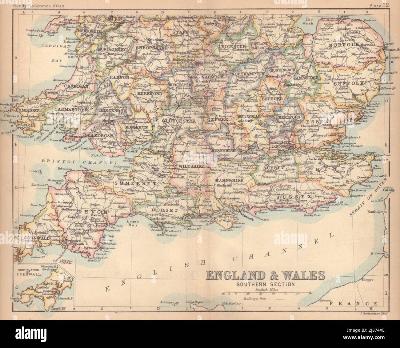 Southern england plan hi-res stock photography and images - Alamy